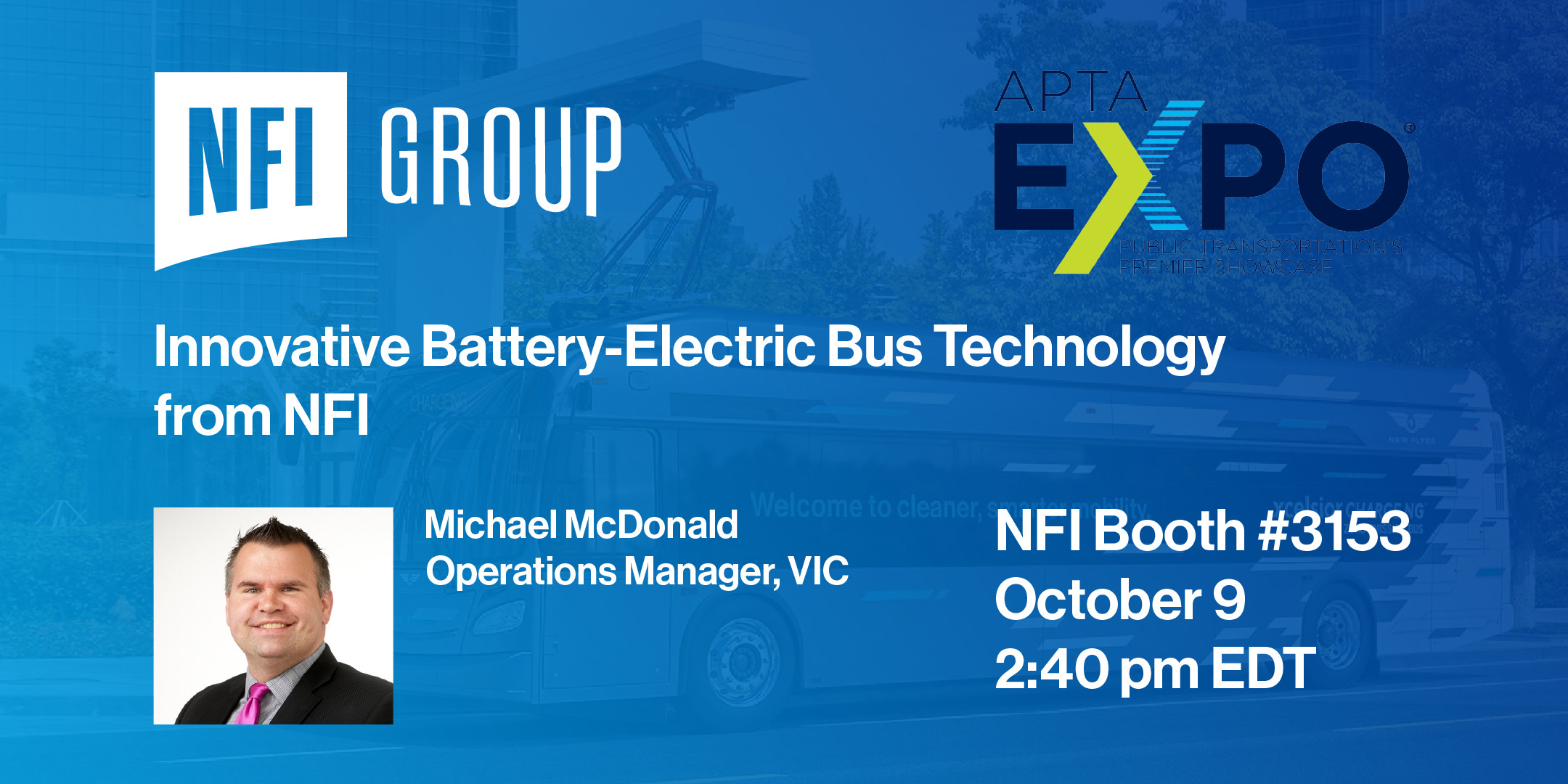 Innovative Battery-Electric Bus Technology from NFI - NFI at the APTA's ...